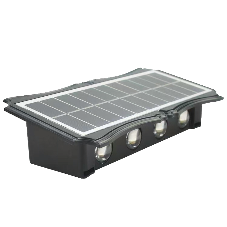 Techtouch 5050 Solar Wall Lt 8 LEDs DL IP65 - #3321133 – Lighting World