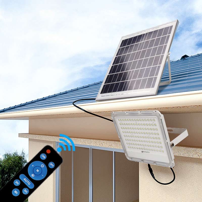 60W Solar Projector c/w Panel - #2610004 – Lighting World